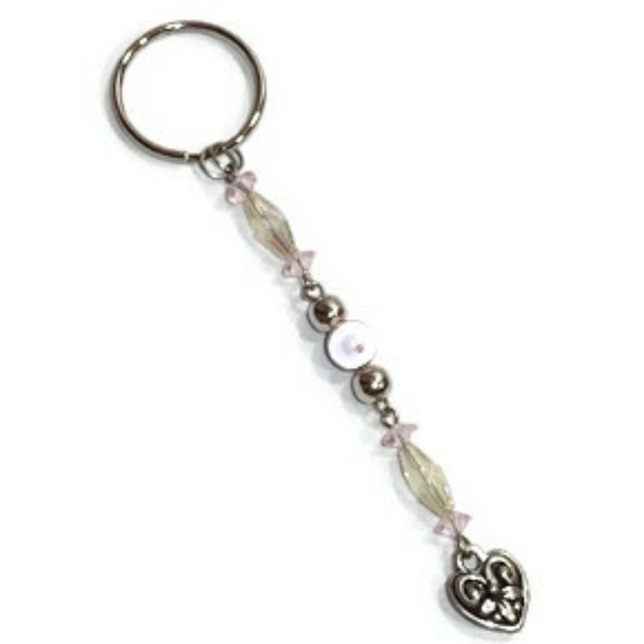 SDV Creations | Accessories | Beaded Charm Keychain Handmade | Poshmark